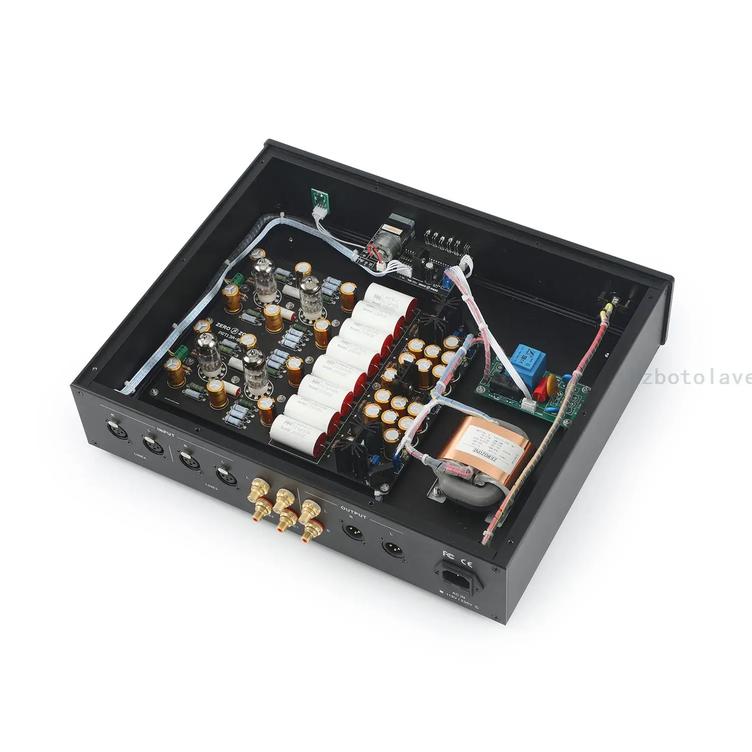 New arrive remote control ARC fully balanced tube preamplifier 6N11 ...