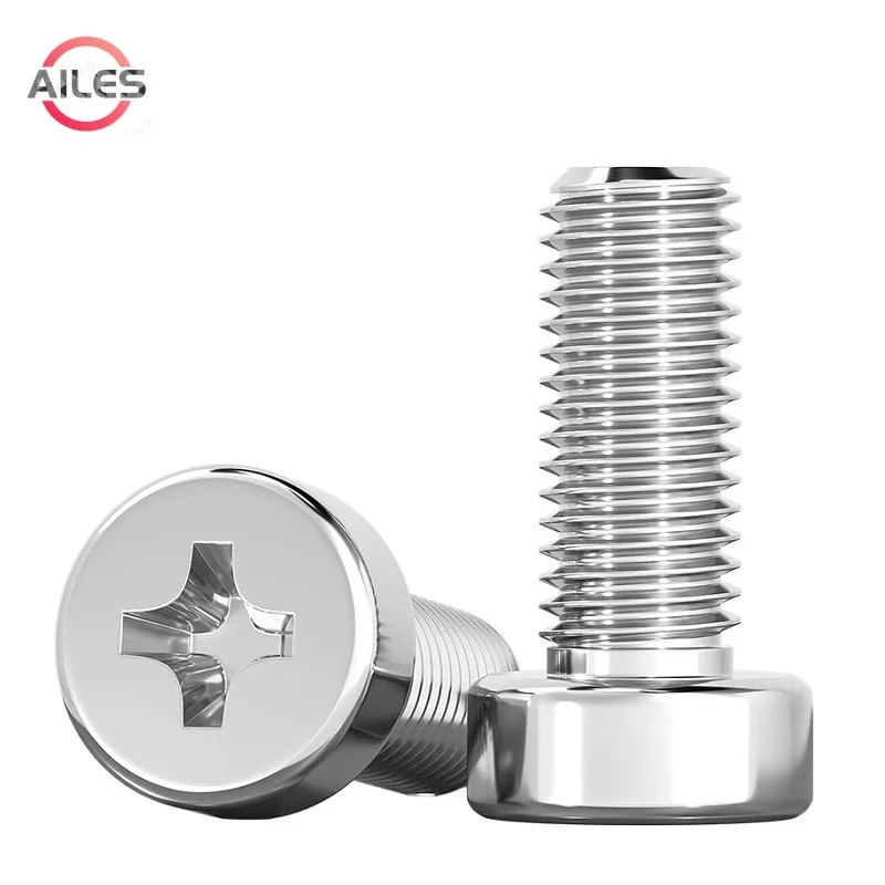 304 Stainless Steel M2 M2.5 M3 M4 M5 Cross Recessed Thin Low Short Head ...