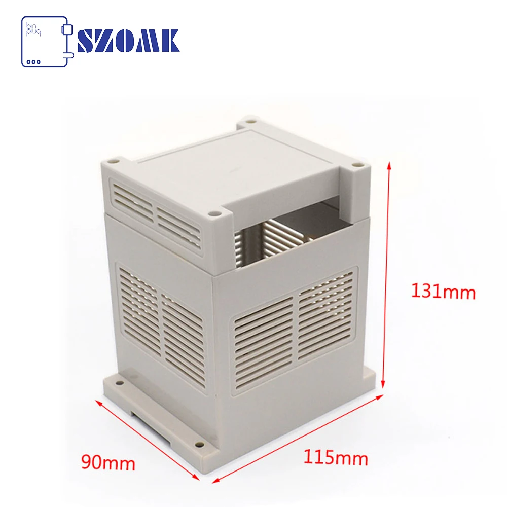 1Pcs-Plastic-din-rail-enclosures-wall-mount-abs-junction-box-clip ...