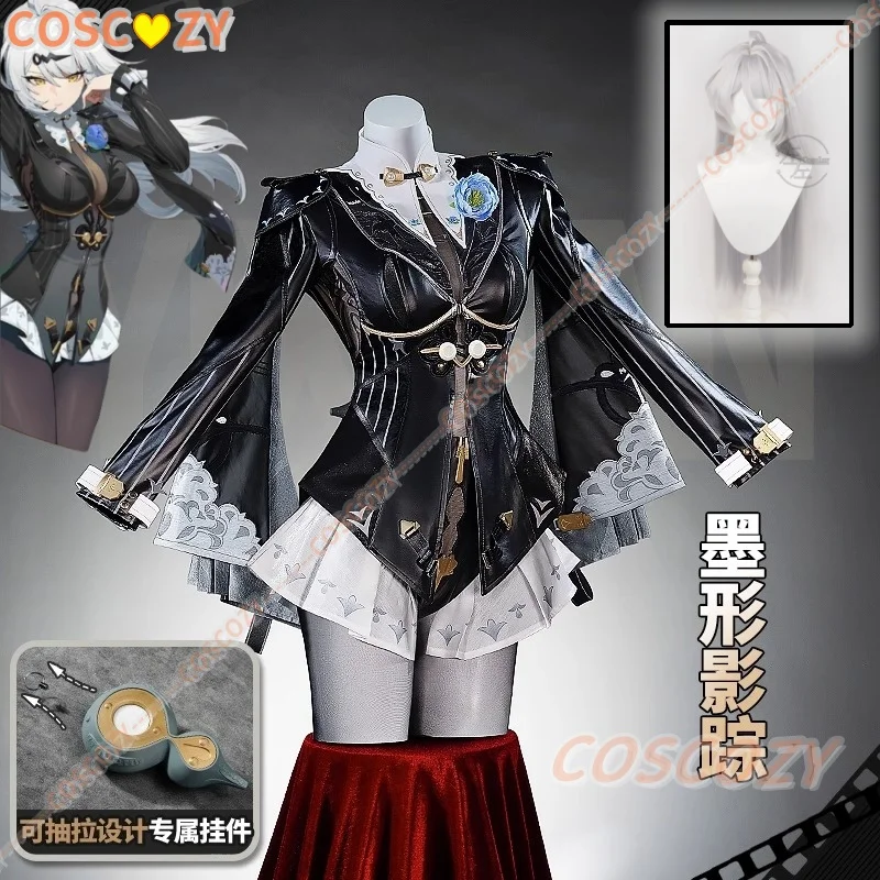 Game Zenless Zone Zero Yixuan Cosplay Costume Wig Trails of Ink Uniform ...