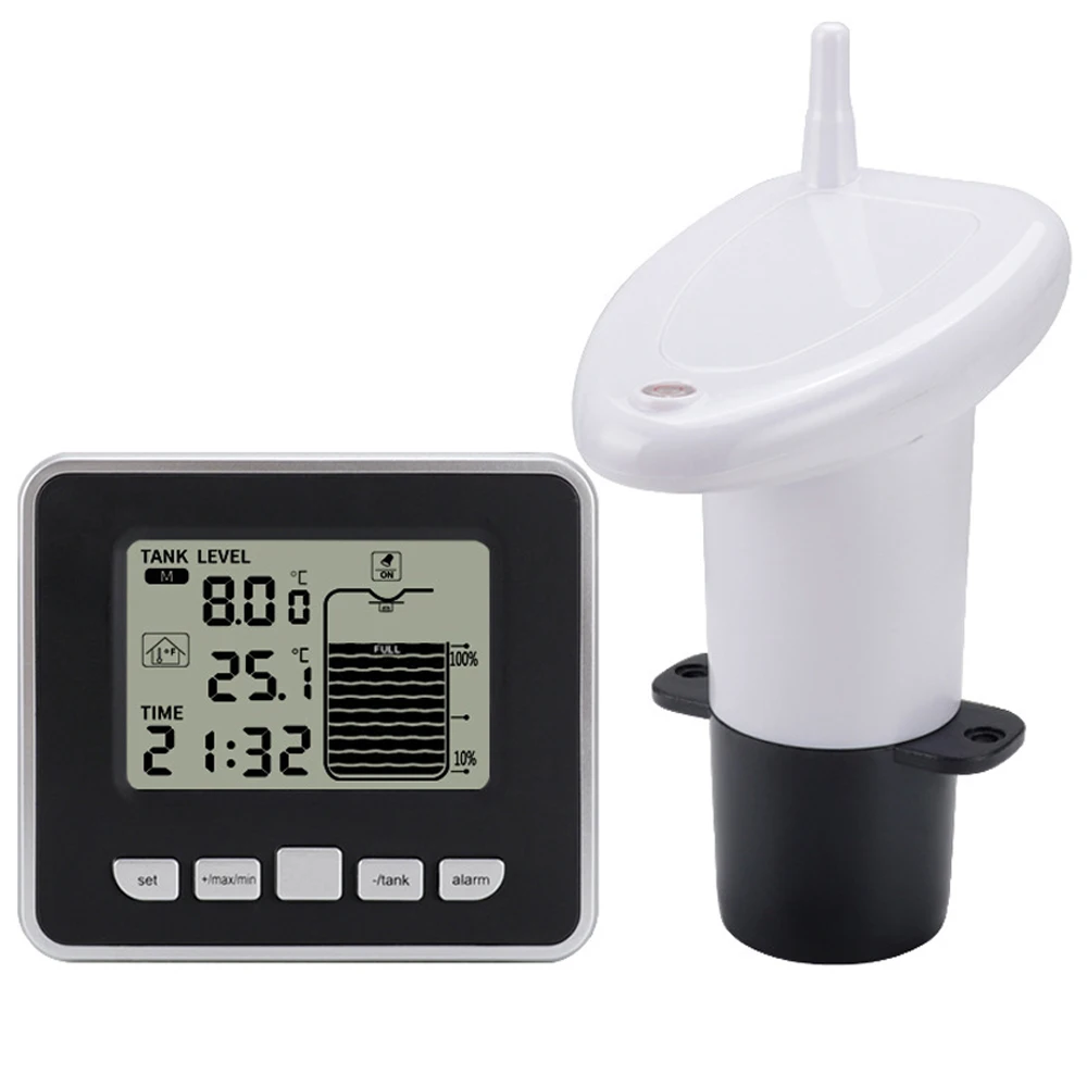 FT002-Wireless-Ultrasonic-Water-Tank-Liquid-Level-Meter-with ...