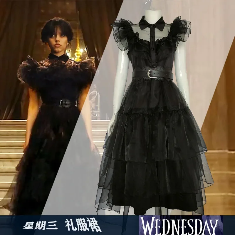 Wednesday-Addams-Cosplay-Costume-Wednesday-Dress-Wig-Outfits-Wednesday ...