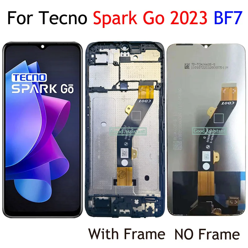 Black-6-56-Inch-For-Tecno-Spark-Go-2023-BF7-BF7n-LCD-Display-Touch ...