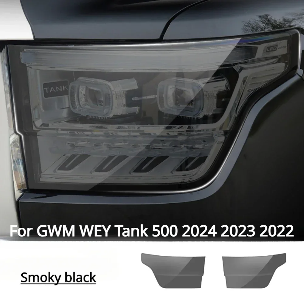 For-GWM-WEY-Tank-500-300-Accessories-2024-2023-Car-Exterior-Headlight-Anti-scratch-TPU ...