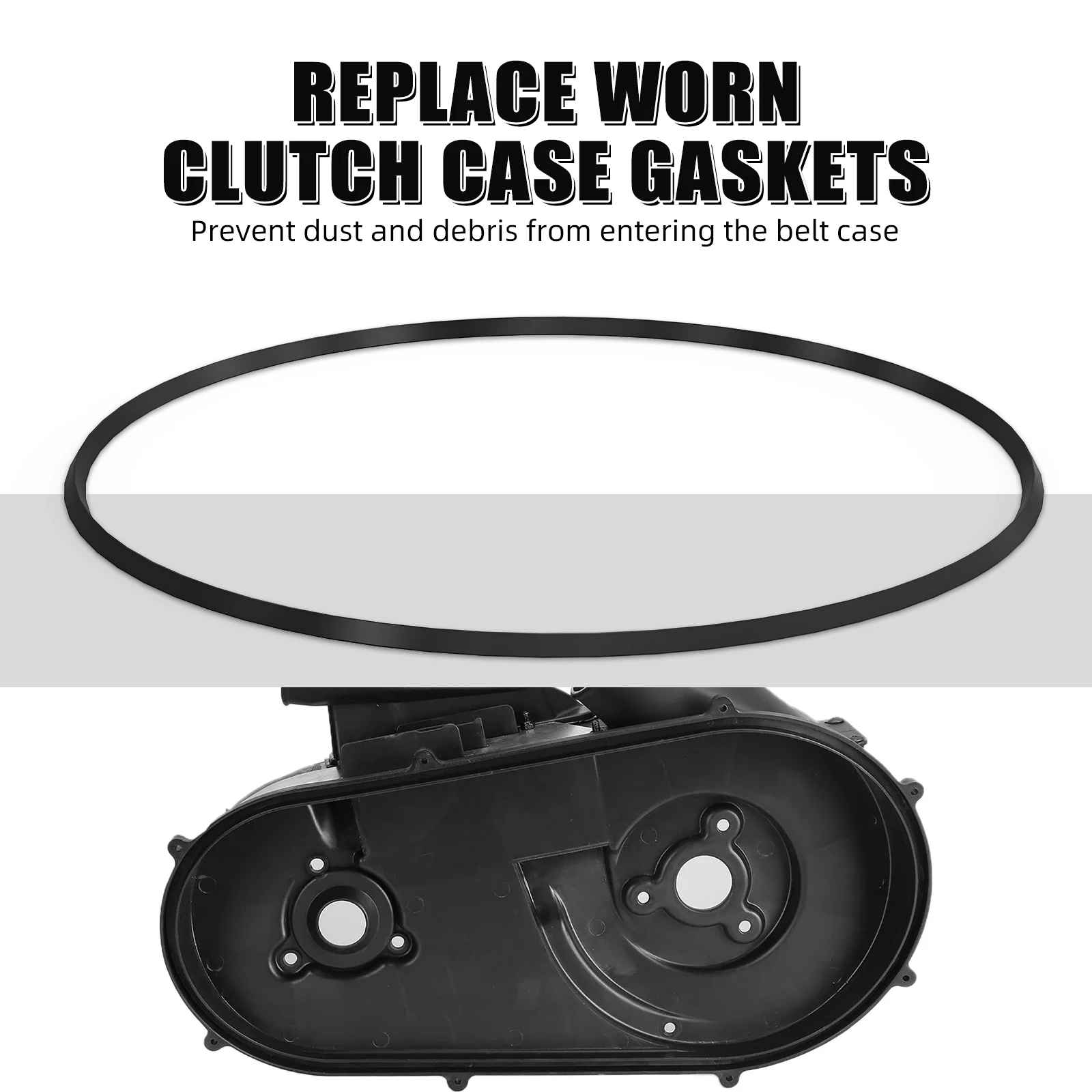 NICECNC-Clutch-Cover-Gasket-5526449-Belt-Box-Seal-UTV-For-Polaris-RZR ...