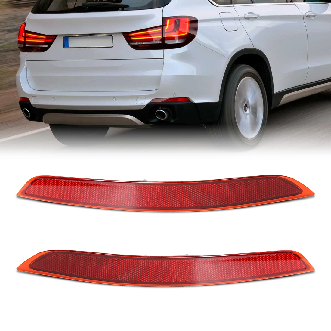 63147290091 63147290092 Rear Bumper Tail Light For BMW X5 F15 2014-2018 ...