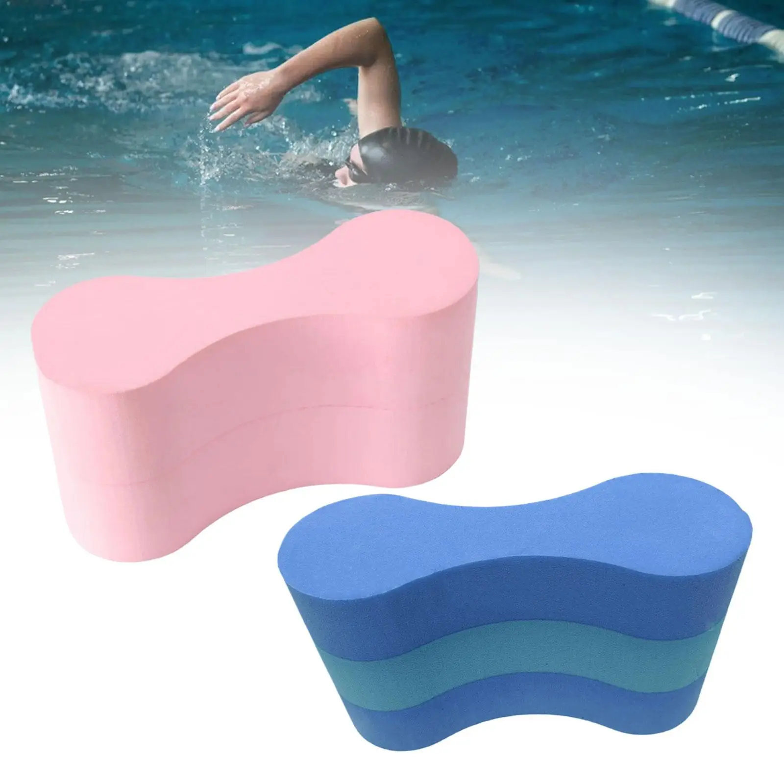 Leg Pull Buoy, EVA Foam Float, Swim for Beginners, Kids And Adults ...