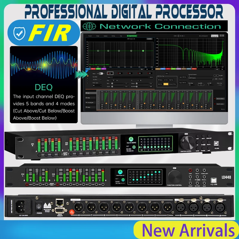 Paulkitson-LD448-Digital-Audio-Processor-With-Fir-32bit-Procesador ...