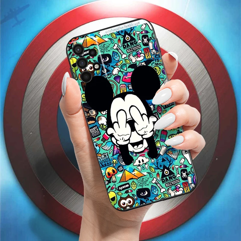 Mickey Mouse Middle Finger Galaxy