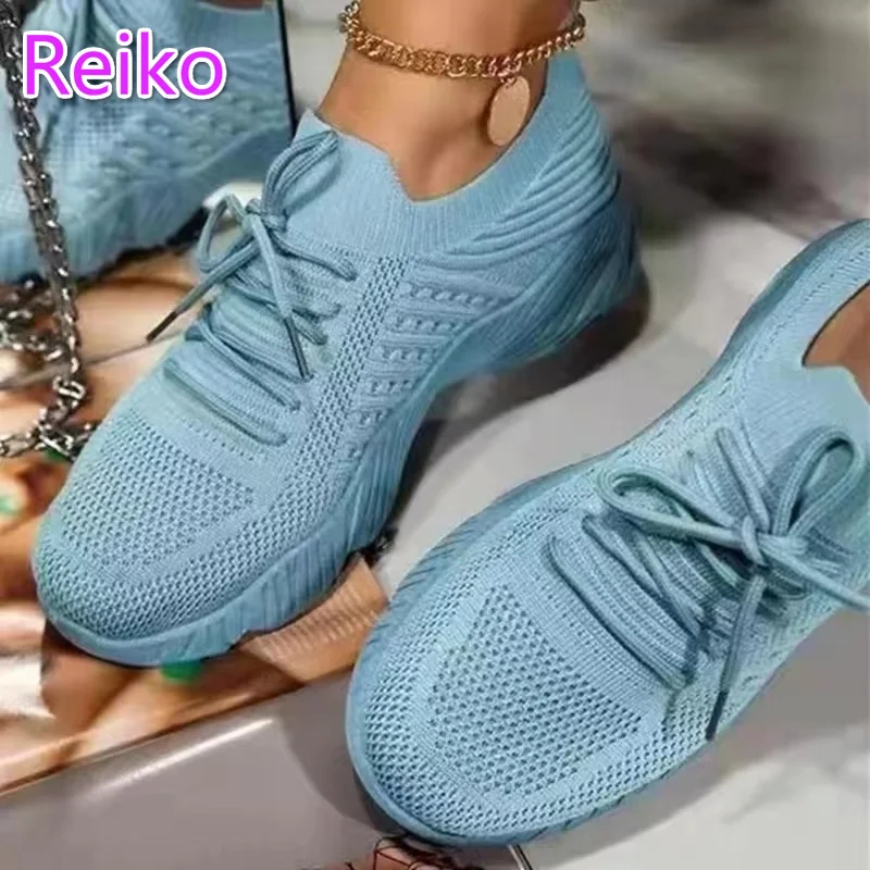 Sapatilhas-femininas-de-malha-cl-ssica-sapatos-voadores-respir-veis ...