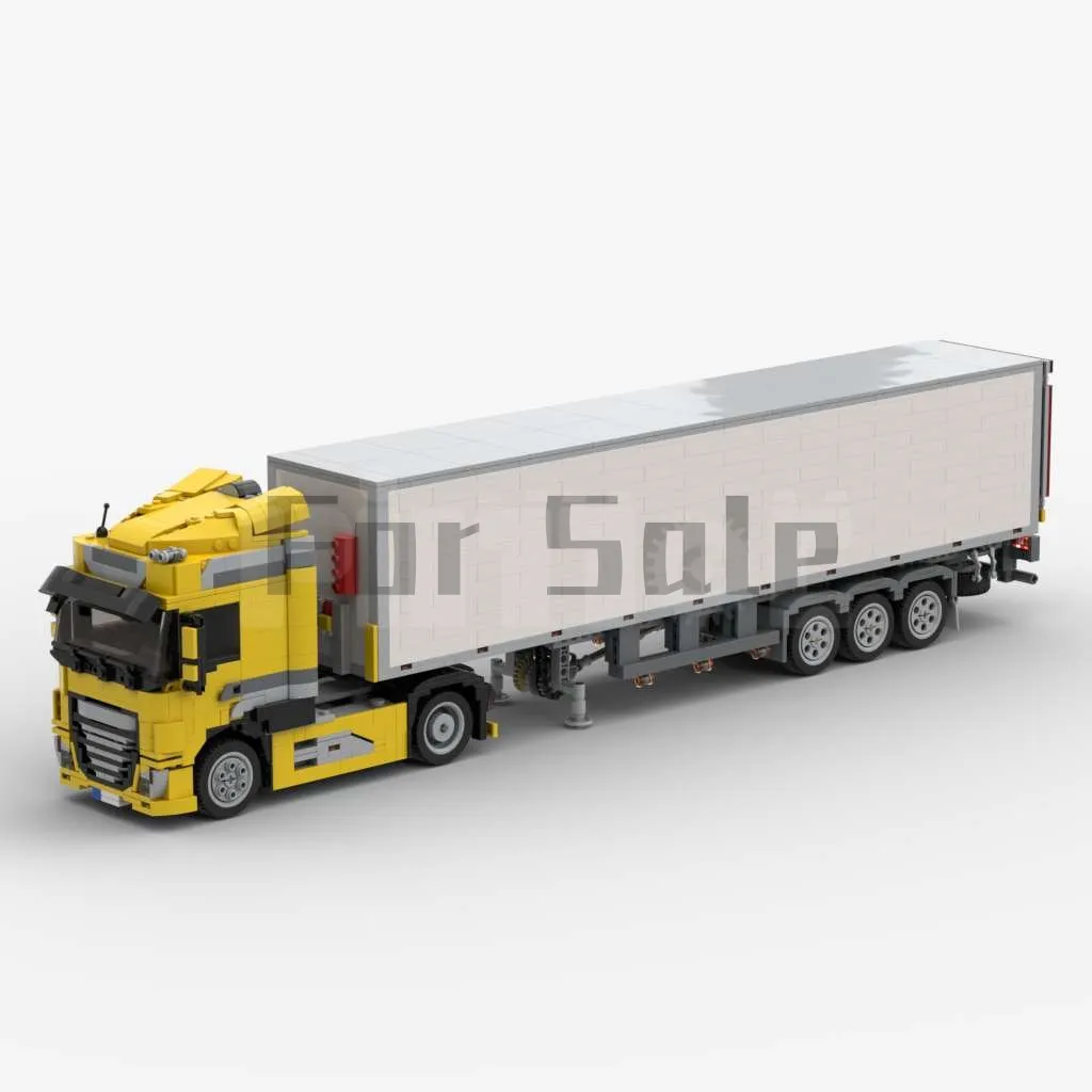MOC 7178&7517 DAF XF FT Space Cab with Standard Trailer by LasseD ...