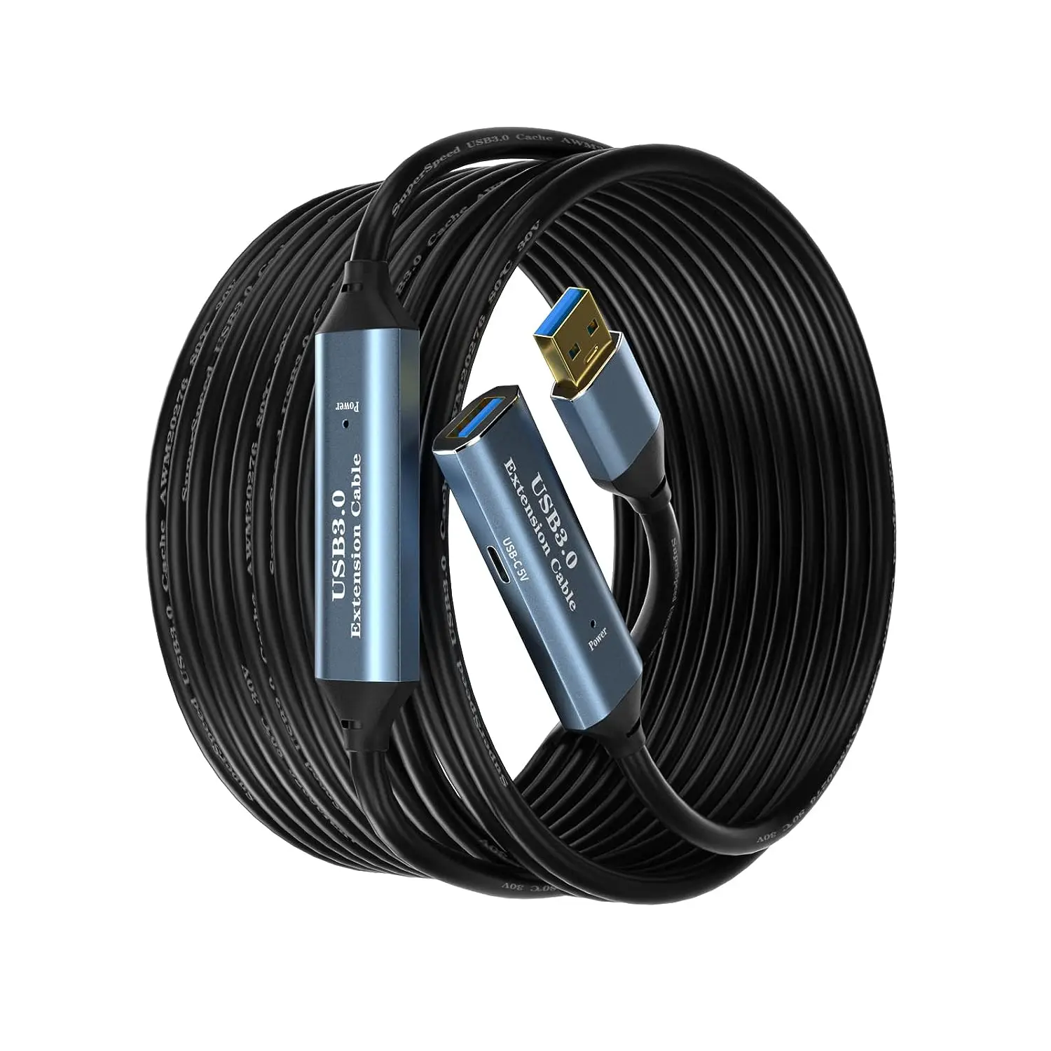 USB-3-0-Extension-Cable-Type-A-Male-to-Female-Active-Extender-Cord-with ...