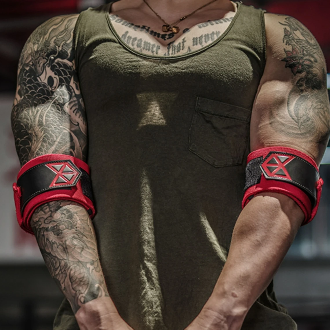 Fitness-Exercise-1-Pair-Elbow-Straps-for-Weight-Lifting-Gym-Fitness ...