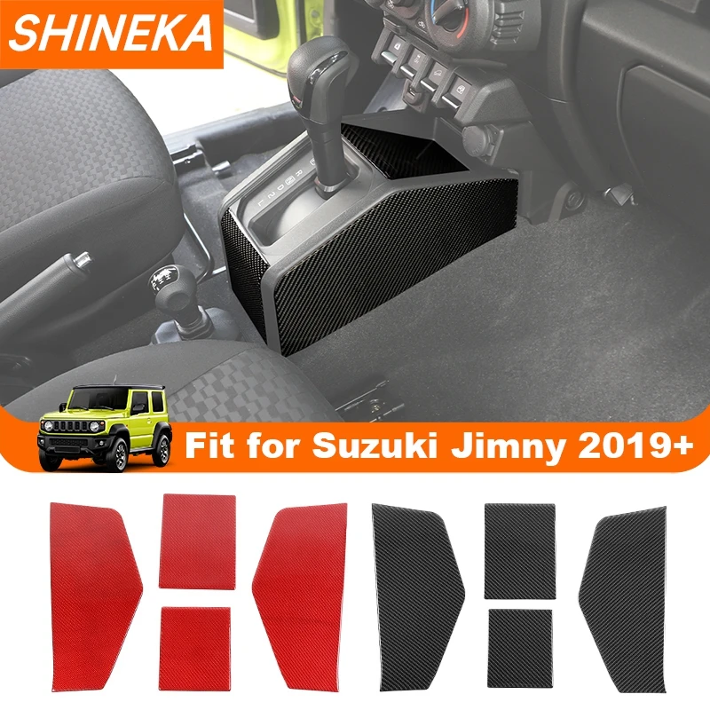 Soft-Carbon-Fiber-Gear-Shift-Side-Panel-Decoration-Cover-Stickers-for ...