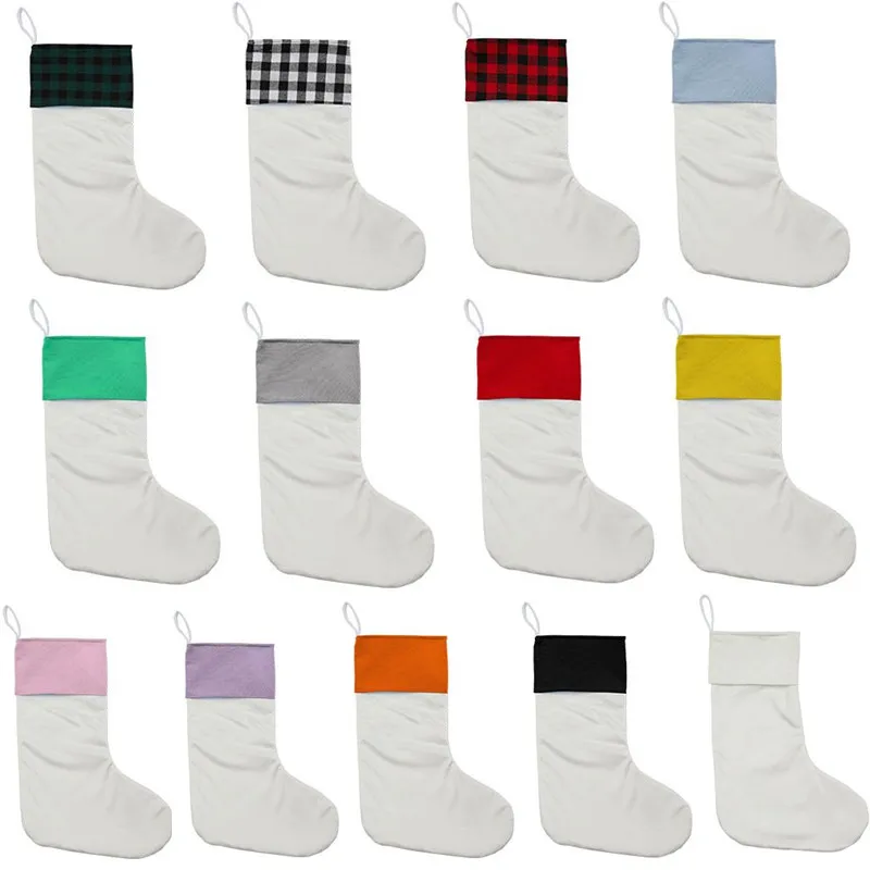 20pcs-100pcs-Sublimation-Blanks-Christmas-Stocking-Xmas-Tree-Ornaments ...