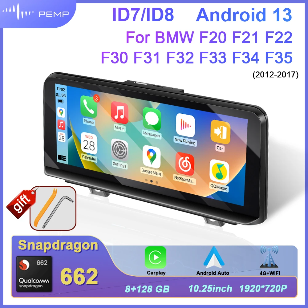 PEMP-pantalla-Multimedia-inal-mbrica-para-coche-dispositivo-con-Android-Carplay-10-25-pulgadas ...