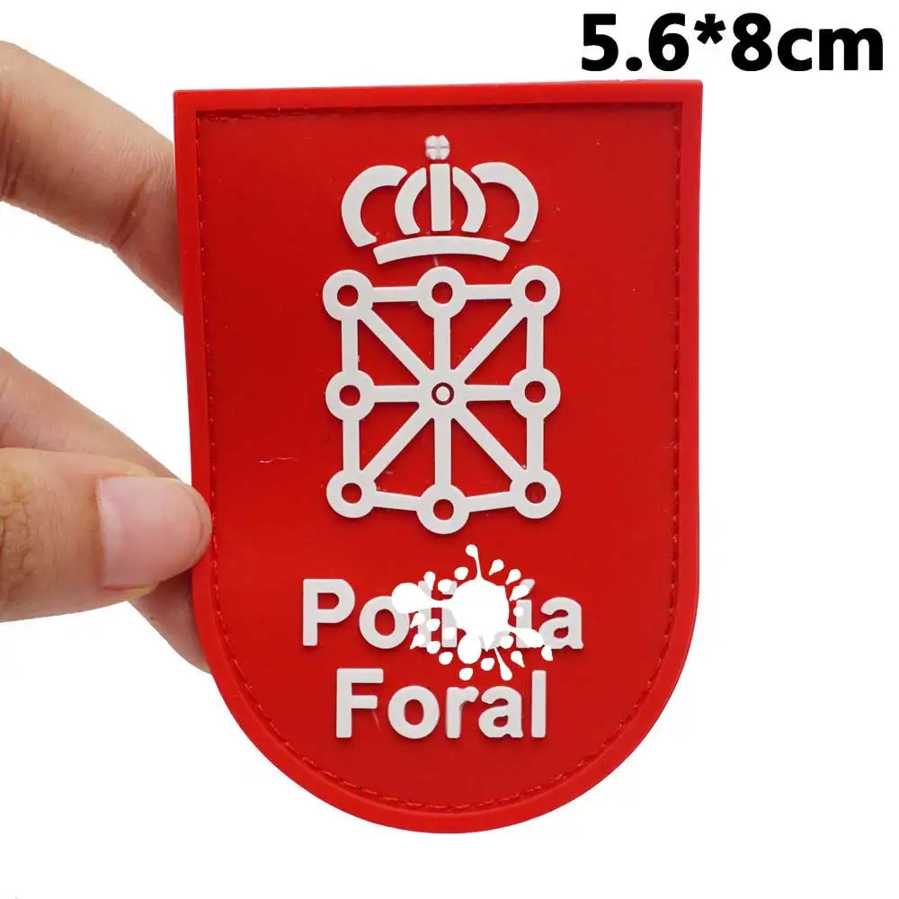 Spain Tactical PVC Patches with Hook and Loop Backing for Backpacks ...