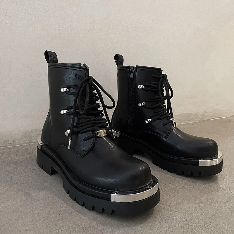 New-Original-Style-Men-s-Platform-Boots-Fashion-Height-Increasing ...