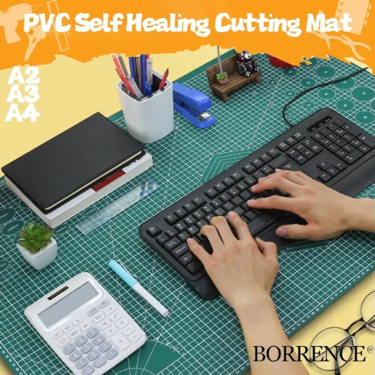 Estera de corte SelfHealig de PVC, estera protectora de escritorio ...