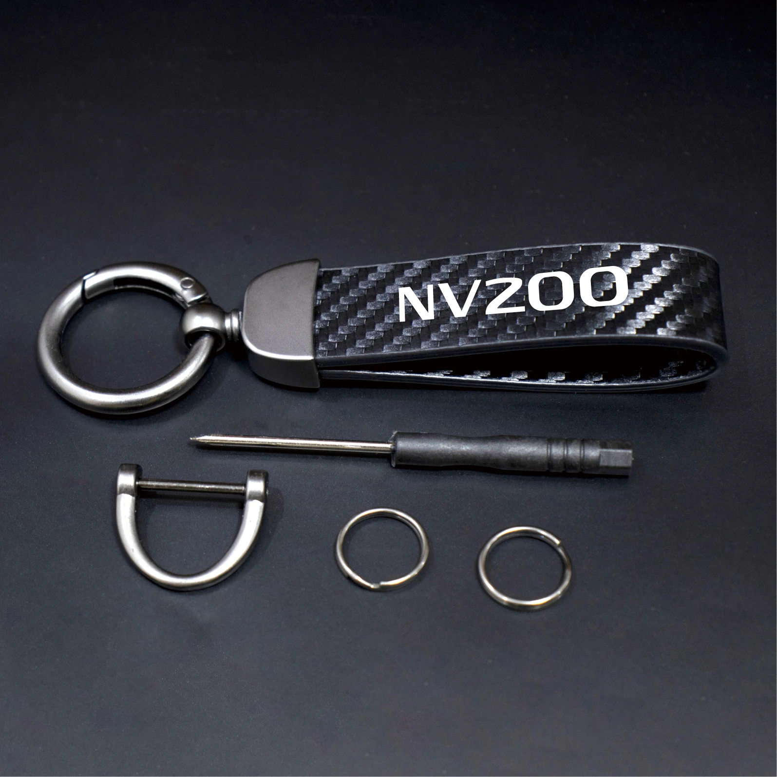 1pcs-Leather-Car-Keychain-Keyring-For-Qashqai-Serena-Pathfinder-Nisama ...