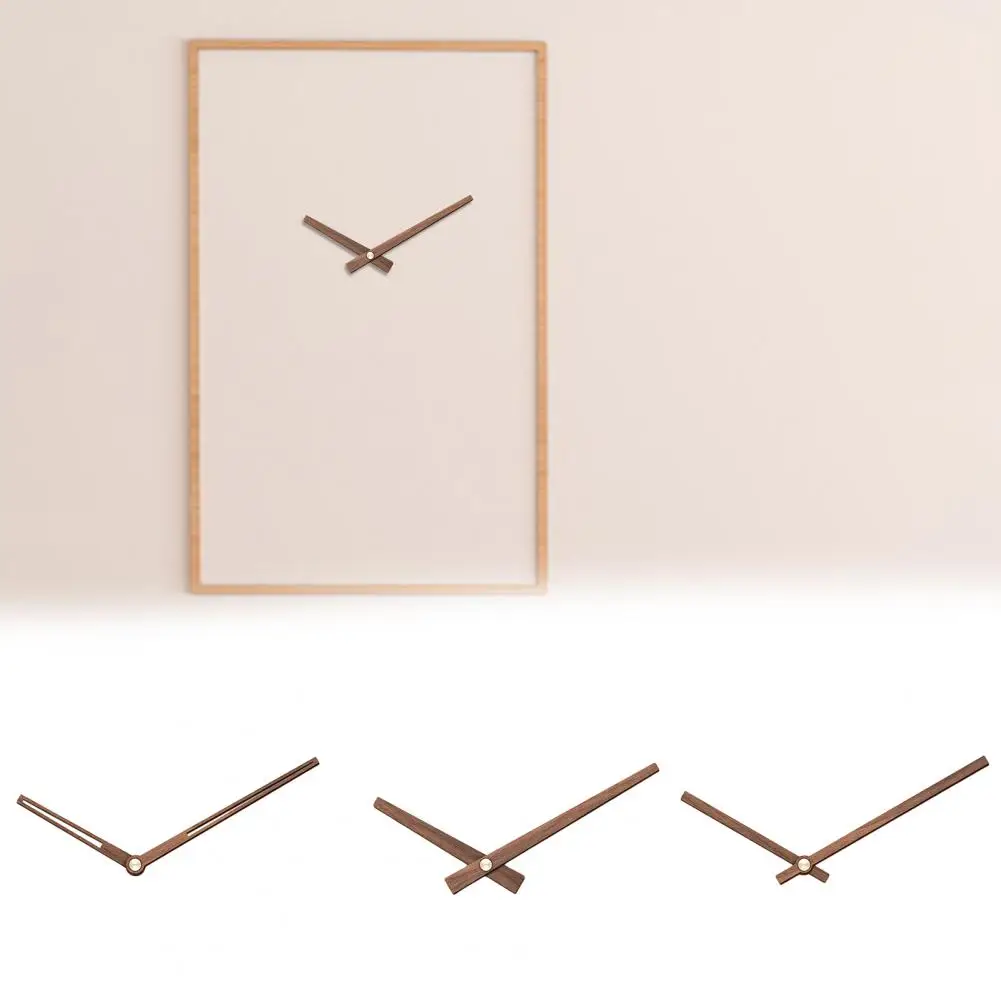 2Pcs-Set-Clock-Pointers-Solid-Wood-DIY-12-14-Inch-Wall-Quartz-Clock ...