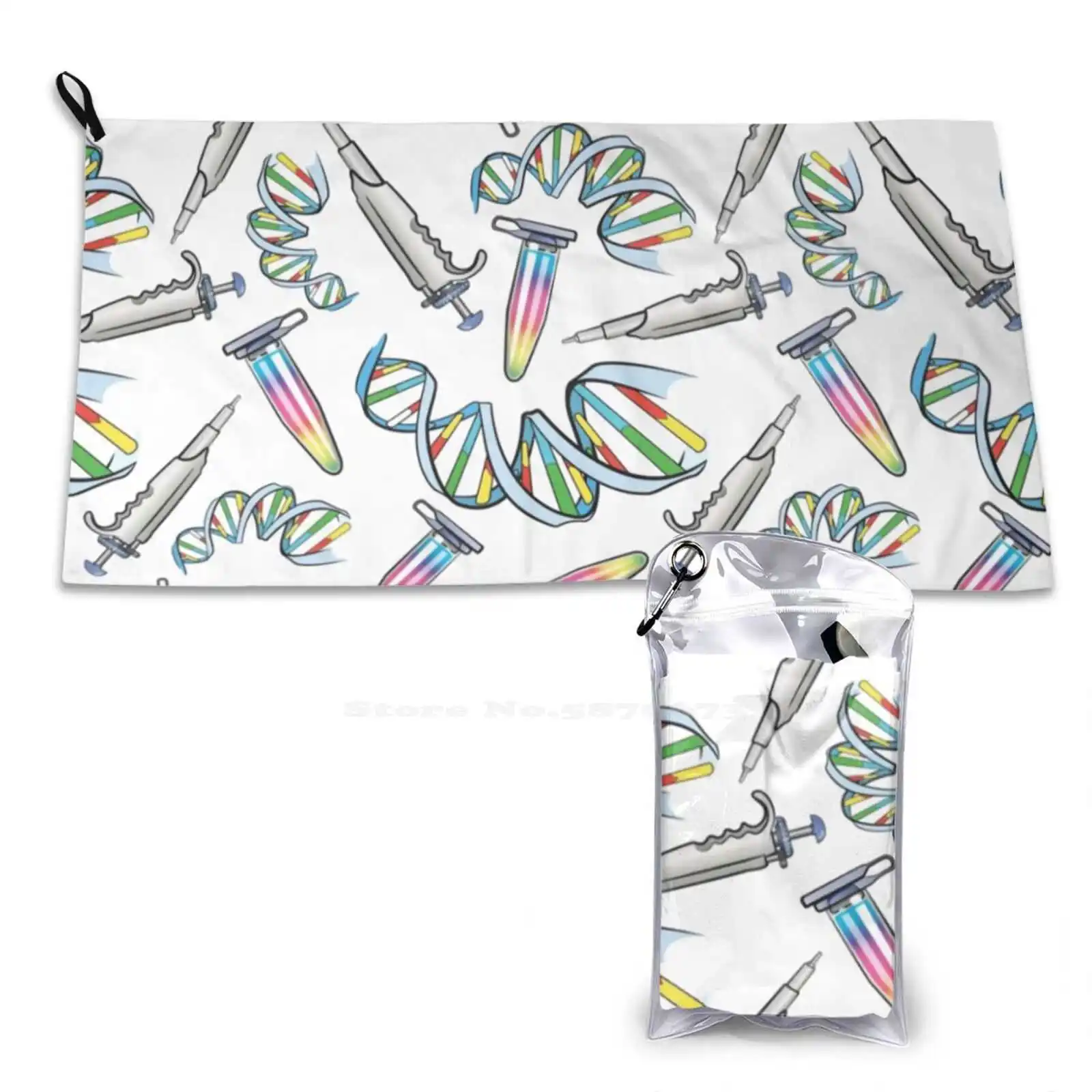 Qpcr-Pattern-With-Dna-Pipetter-And-Pcr-Reaction-Tube-3D-Print-Bath ...