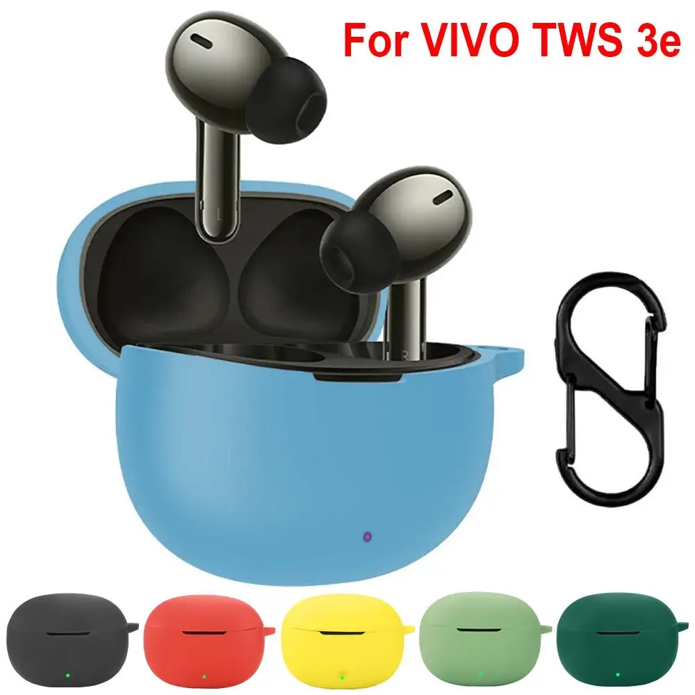 Silicone Headphone Cover For Vivo TWS 3e Wireless Earbuds Case ...