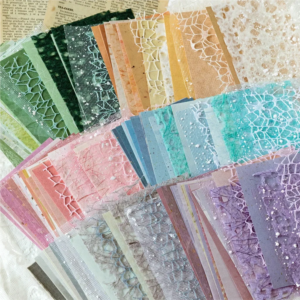 31pcs-pack-Gauze-Materials-Paper-and-Buttons-DIY-Scrapbooking-Decor ...