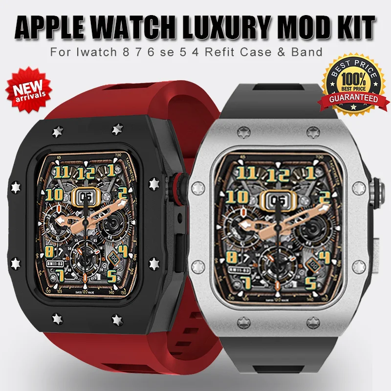 Kit-de-modification-de-luxe-pour-Apple-Watch-bracelet-de-montre-lunette ...