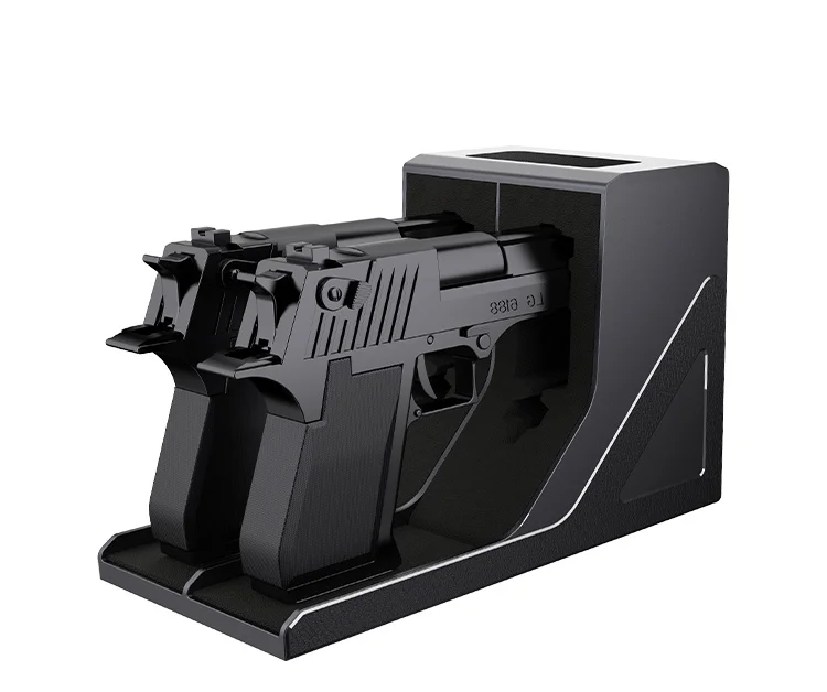 Boite a clé,Armoire de rangement pour armes à feu avec mousse haute ...