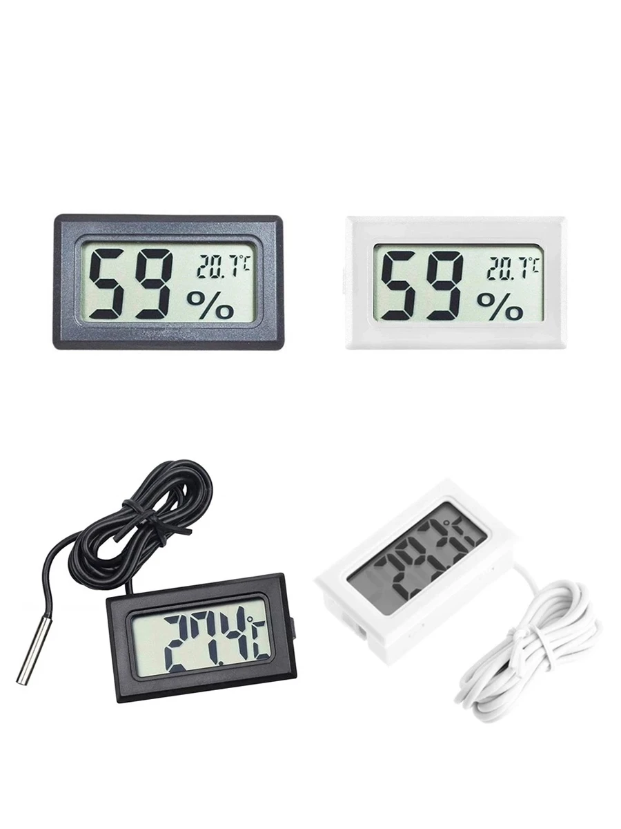 Mini Digital Lcd Indoor Convenient Temperature | Temperature Humidity ...