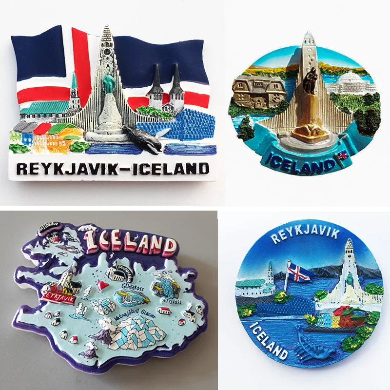 Magnet Refrigerator Iceland | Souvenir Magnets Iceland | Iceland Fridge ...