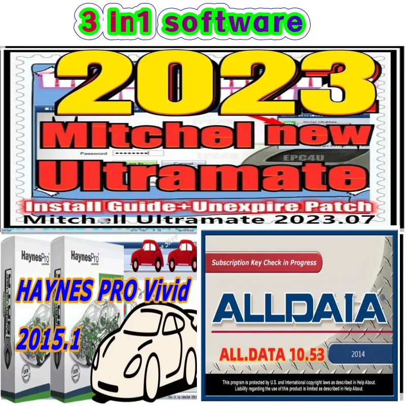 2025 Mitchell Ultramate 2023.07 نظام تقدير متقدم كامل + ورشة عمل HAYNES ...