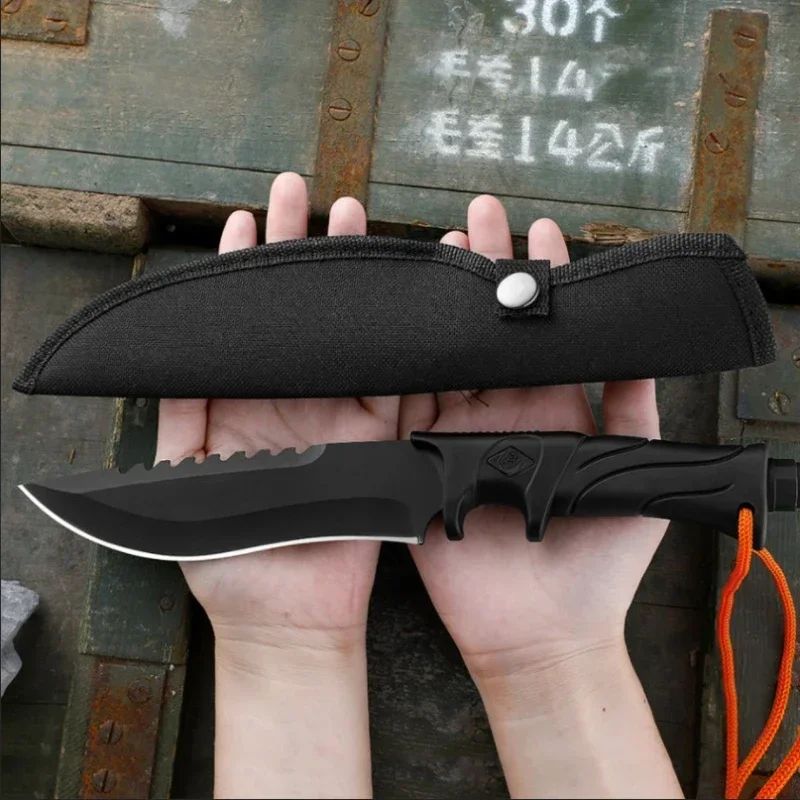 Outdoor Tactical Straight Survival Knife – Nailed It Tools