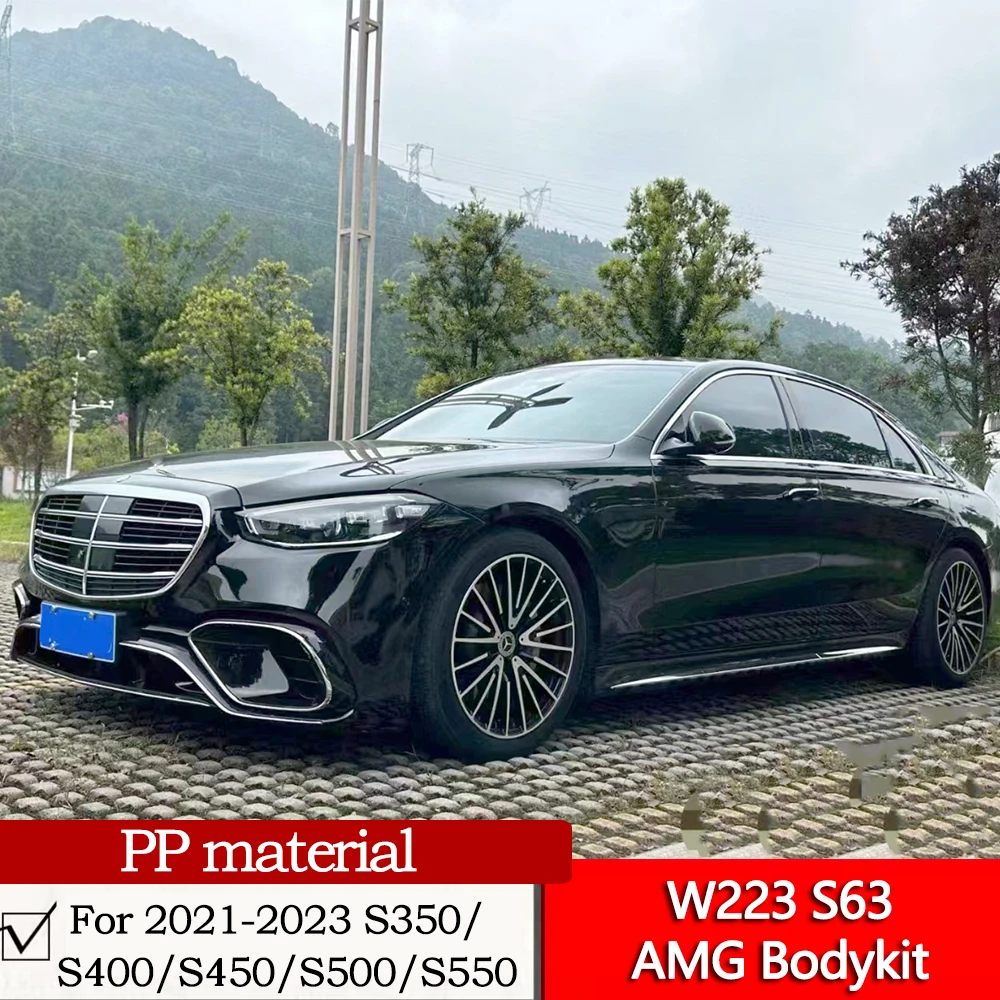 W223-S63-AMG-Bodykit-For-2021-to-2024-Benz-S-Class-AMG-S350-S400-S500 ...