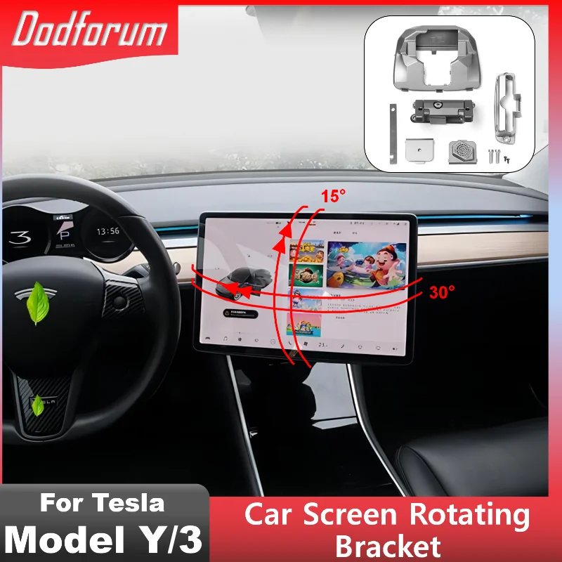 Car Screen Rotating Bracket Modification Display Monitor Mount Retrofit ...