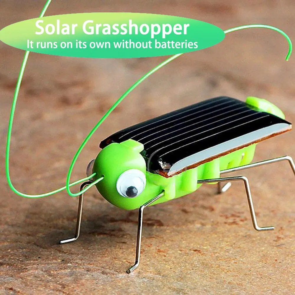 Solar Grasshopper Toy Puzzle Children Selected Gift Simulation Insect ...