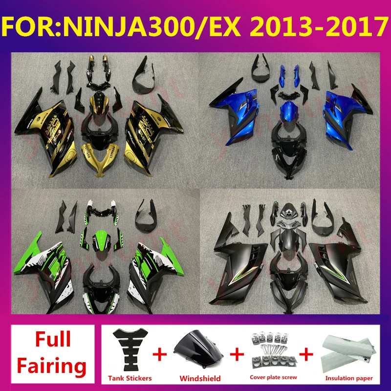 NEW-ABS-Motorcycle-Fairings-kit-fit-For-NINJA300-Ninja-300-EX300-2013 ...