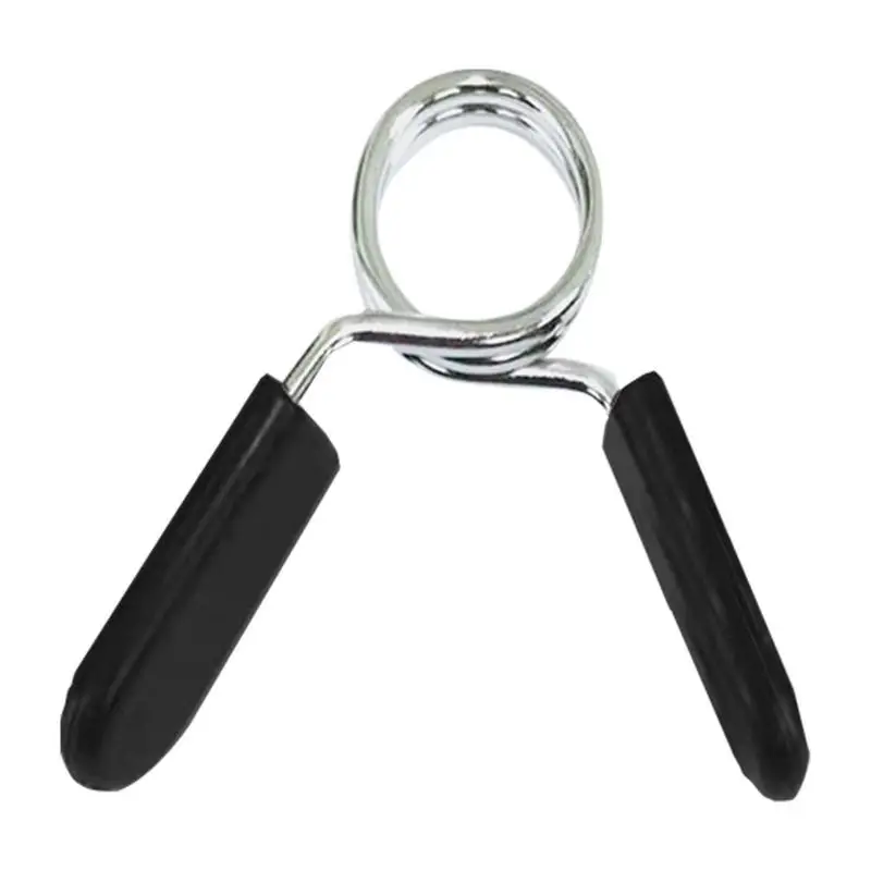 24-25-28-30-50mm-Barbell-Clamp-Spring-Collar-Clips-Gym-Weight-Dumbbell ...