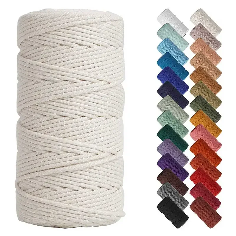 100m-x-3mm-macram-Cotton-Cord-Ropes-Colored-Macrame-Rope-Yarn-for-DWall ...