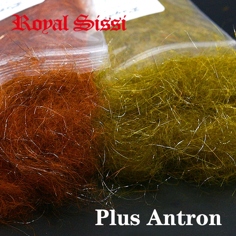 8colors Hare's Ear Plus Antron Dub with rabbit guard hair nymph scud ...