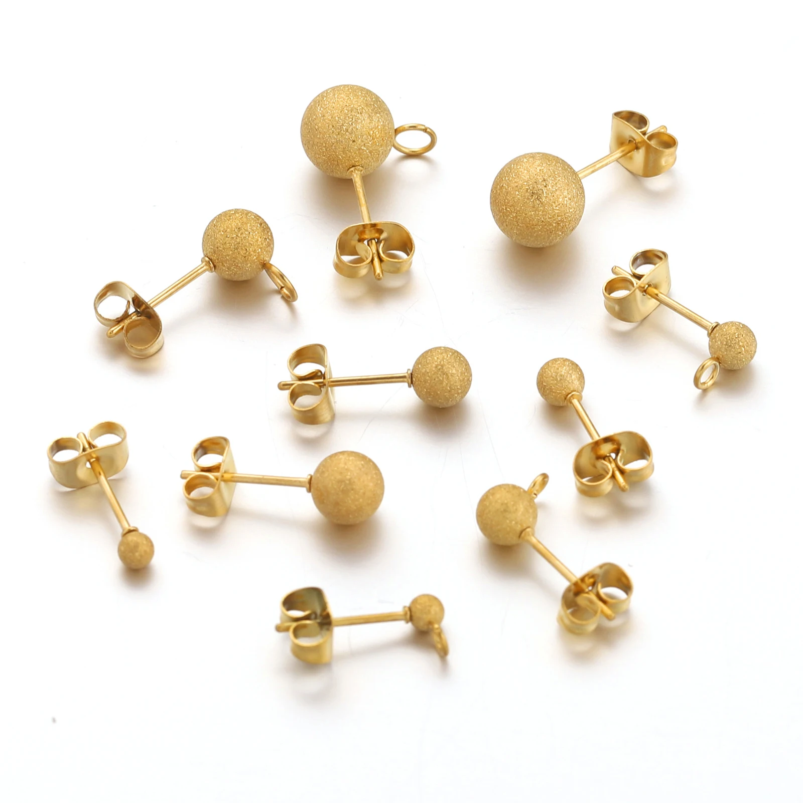 10-PCs-304-Stainless-Steel-Ear-Post-Stud-Earring-For-DIY-Jewelry-Making ...