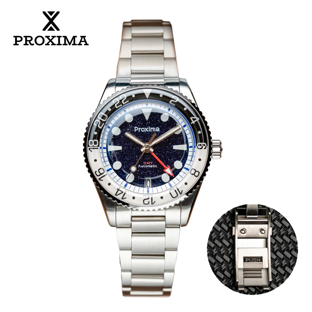 Proxima-PX1720-39mm-NH34-GMT-Men-Luxury-Watch-Aventurine-Gemstone-Dial ...