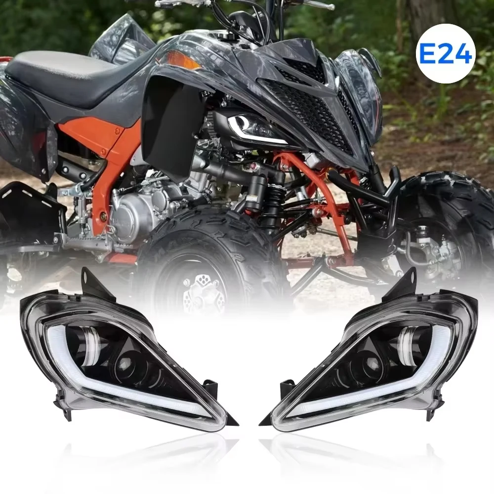 KEMIMOTO ATV LED DRL Headlight for Yamaha Raptor 700R 700 YFZ450R ...