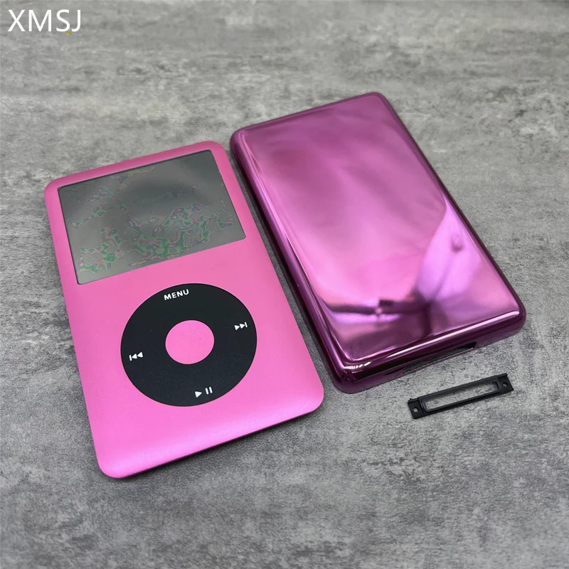 Pink Front Faceplate Back Case Housing Black Click Wheel Center Pink ...