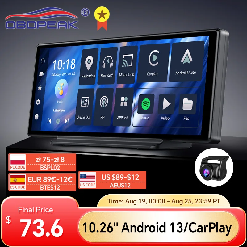 T30-10-26-ai-Bildschirm-Dash-Cam-Android-13-System-Carplay-Android-Auto ...