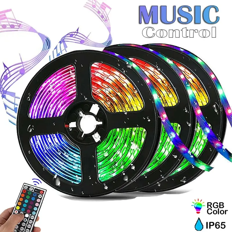 16-4ft-LED-Music-String-Lights-44-Keys-Voice-Controlled-RGB-Light-Bar ...