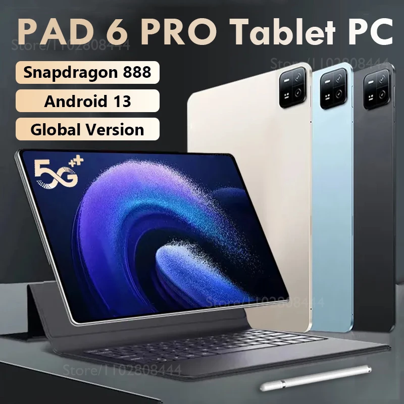 Original-Global-Version-Pad-6-Pro-Tablet-Android-13-Snapdragon-888 ...