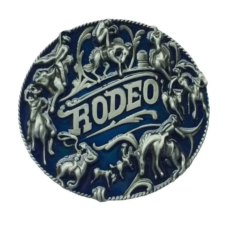 Western-Cowboy-Redeo-Bull-Belt-Buckle-HX24-6-suitable-for-4cm-wideth ...