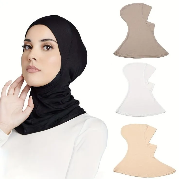 Ready-To-Wear-Inner-Cap-Hijab-for-Women-Muslim-Solid-Underscarf-Hijab ...